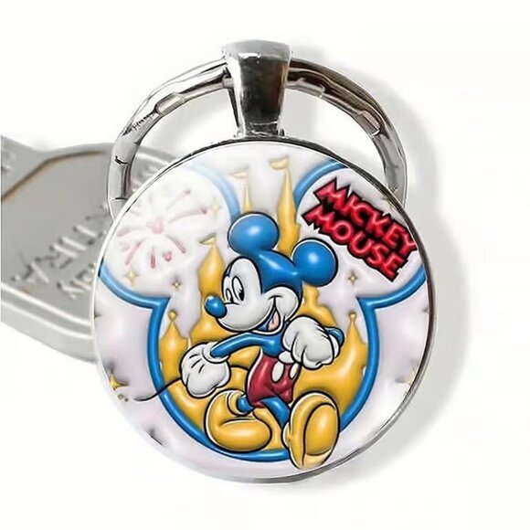 Independent | Accessories | Stainless Steel Mickey Mouse Keyring ...